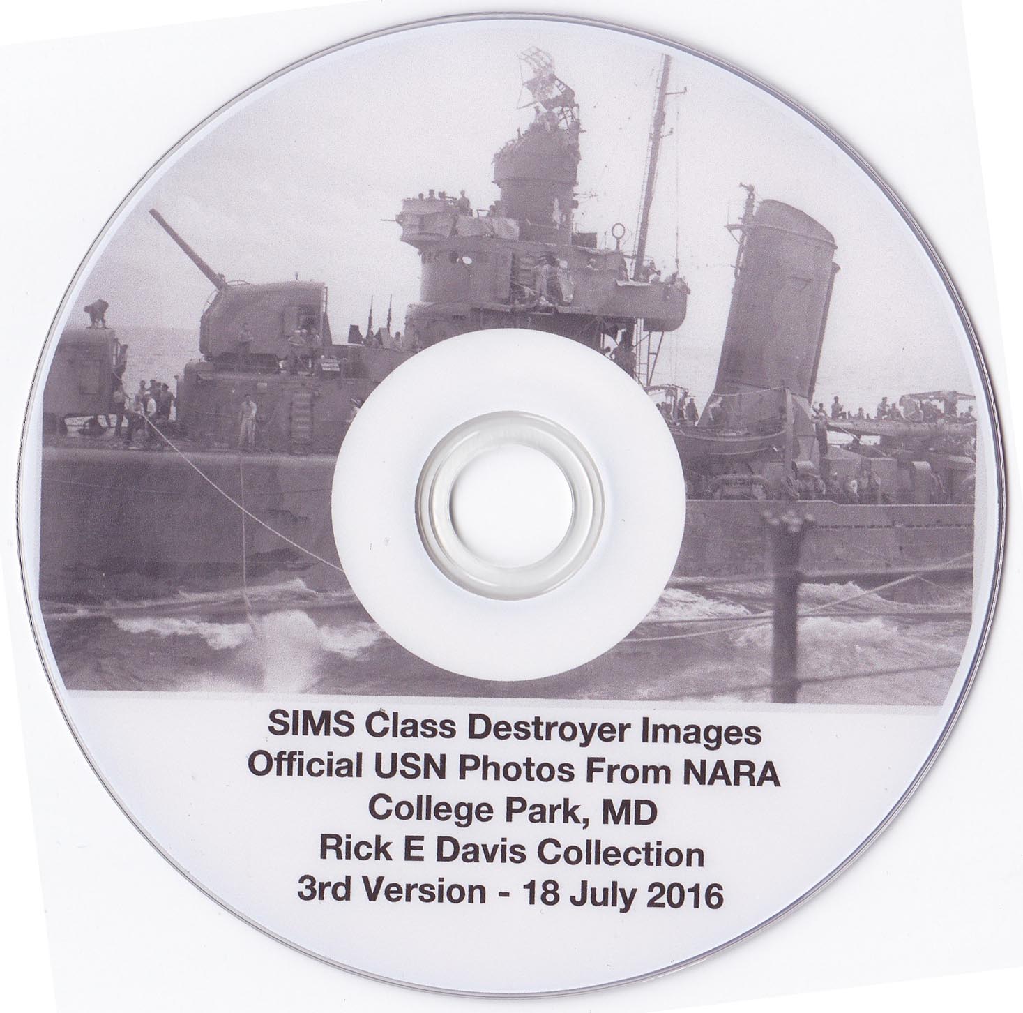 ##TMDVD009 Sims Class Destroyers, Tom's Modelworks